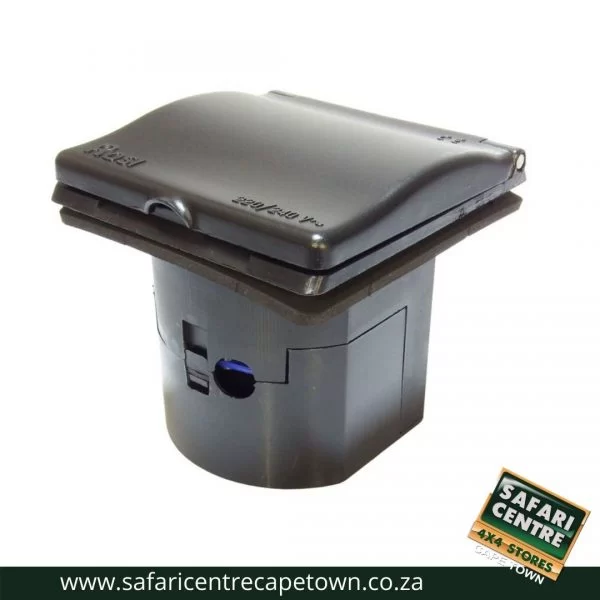 Fredlin Caravan Inlet Box – Black. | Safari Centre Cape Town