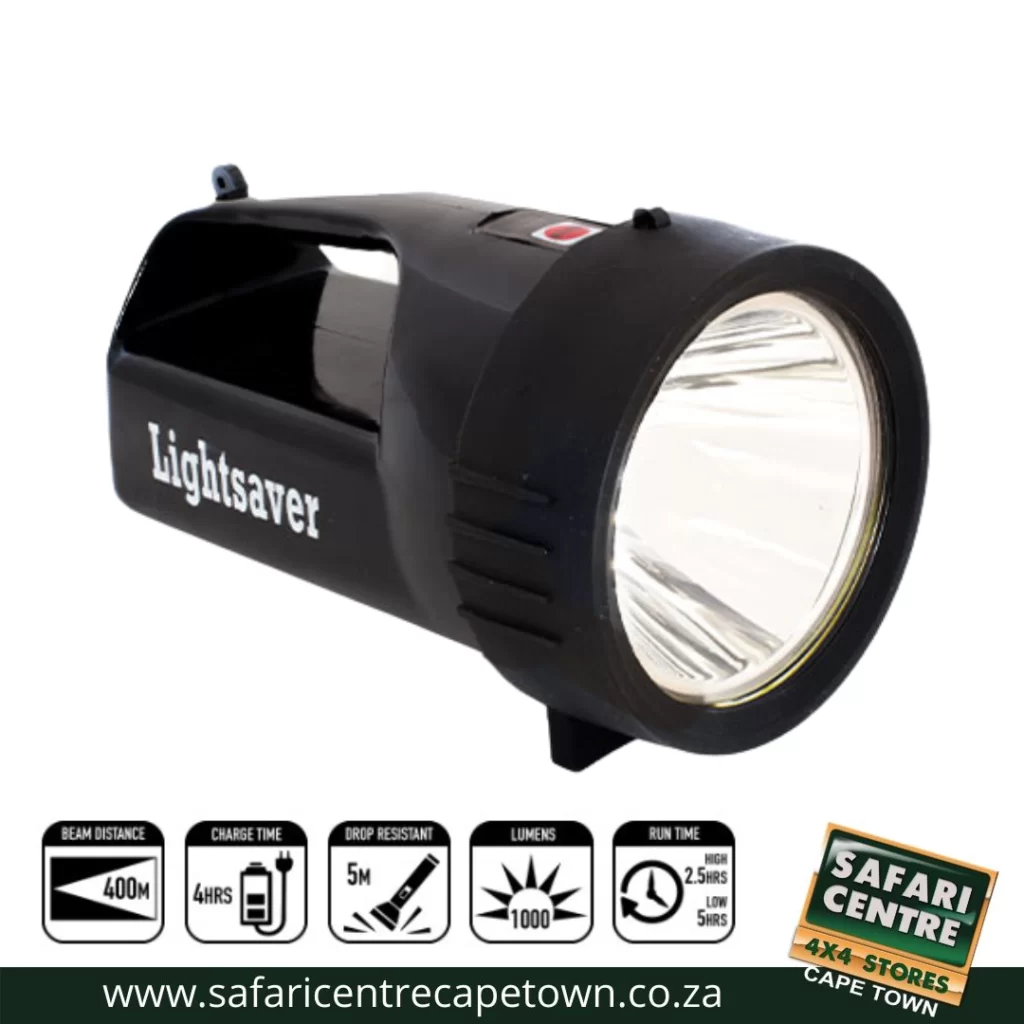 Light Saver 1000 Lumen Drop Resistant Torch | Safari Centre Cape Town